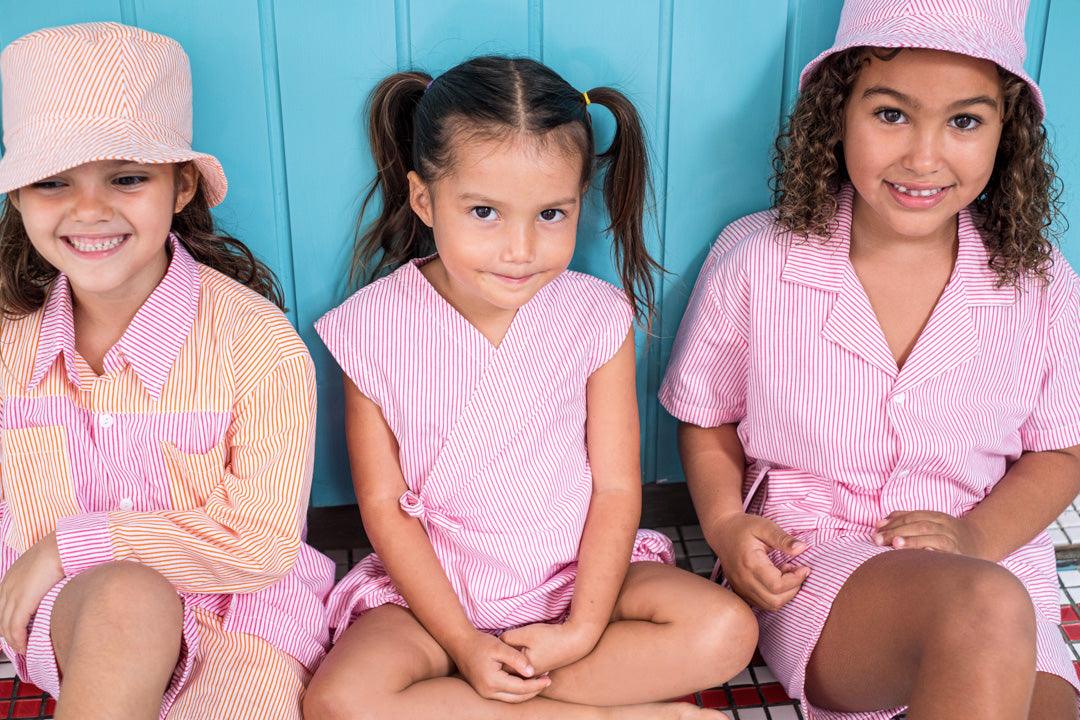 Neon Stripes – Indigo Kids