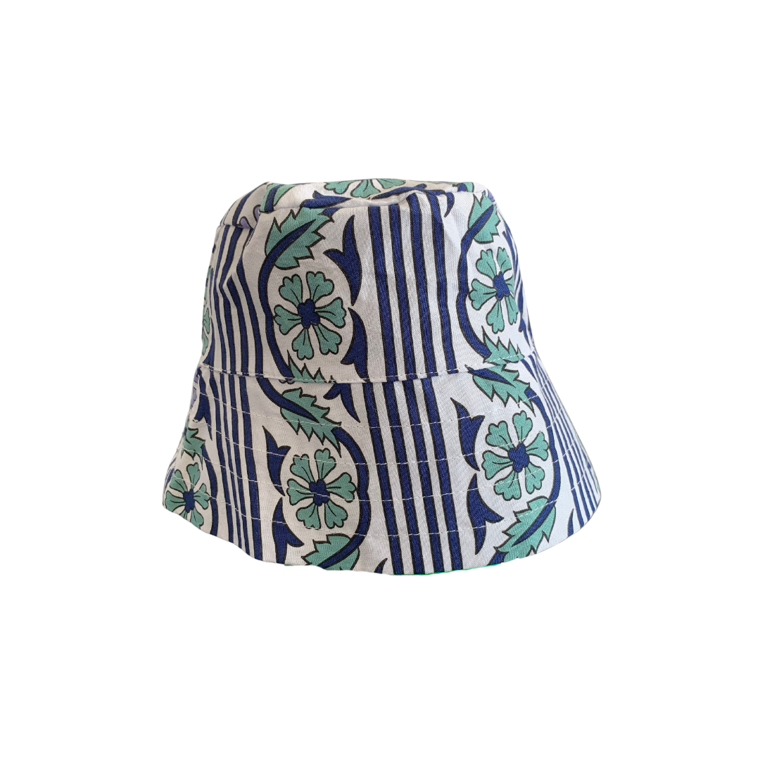 Bobbie Hat in Sunset Floral Stripe – Indigo Kids