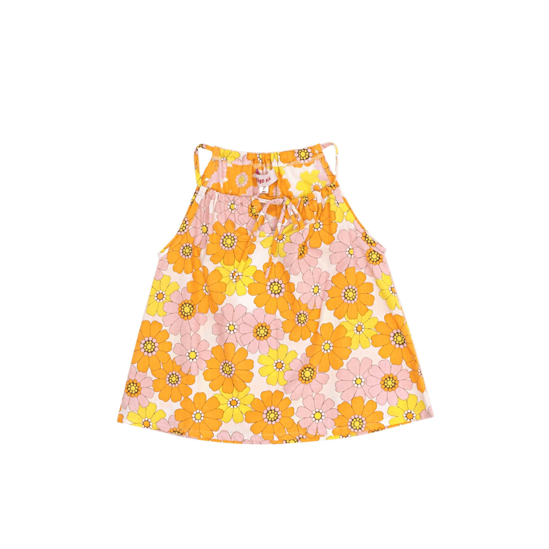 Rina Top in Flower Power Floral – Indigo Kids