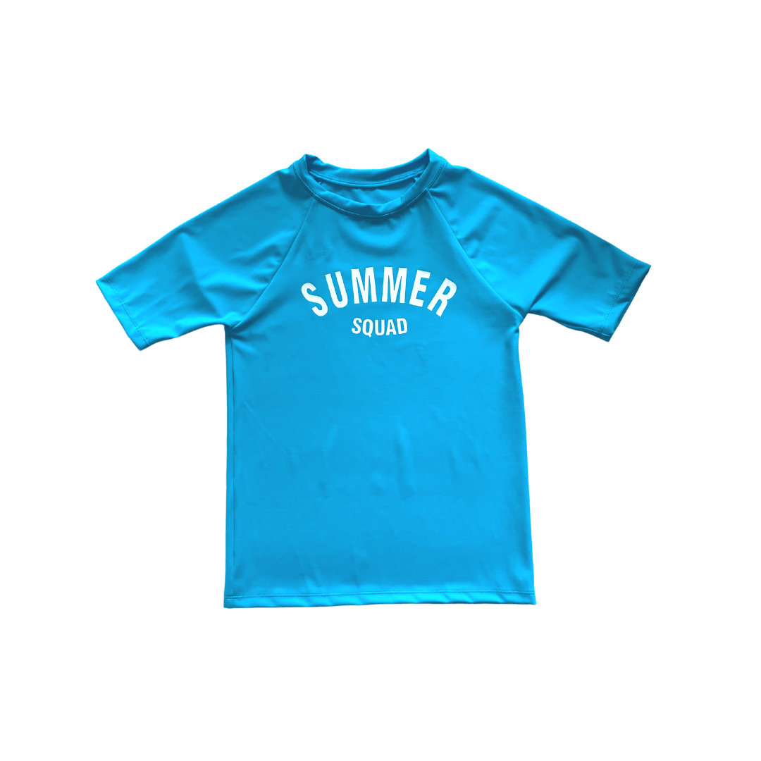 INDIGO KIDS | Boy Swimwear | Rashie Top in Blue – Indigo Kids