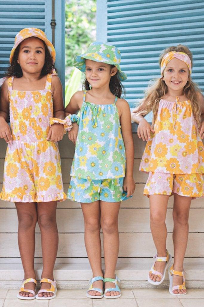 Rina Top in Flower Power Floral – Indigo Kids